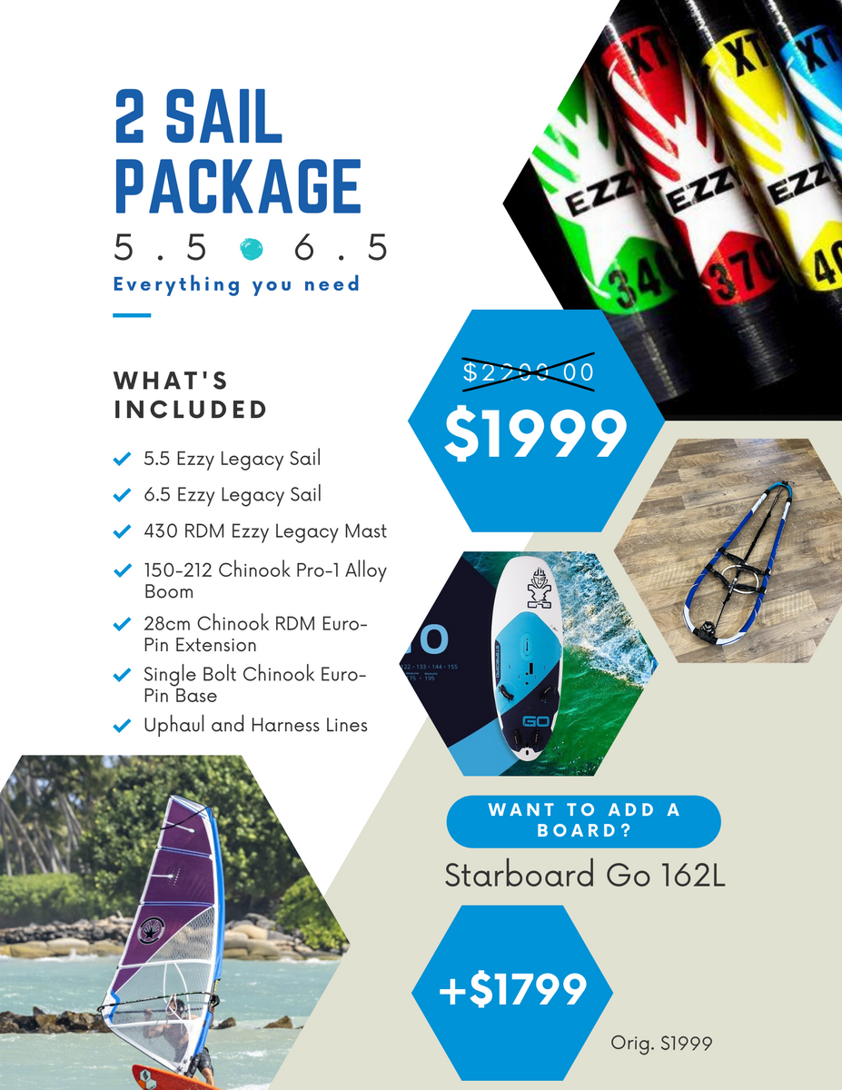 2 Sail Ezzy Legacy Package – OceanAir Sports